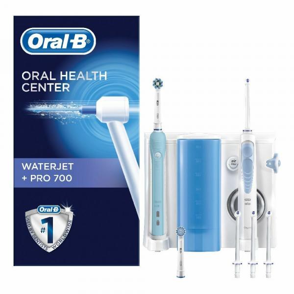 Oral b pro 700 rechargeable water jet electric toothbrush