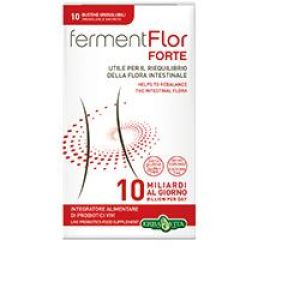 Erba Vita Fermentflor Forte Intestinal Supplement 10 Buccal Sachets ...