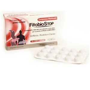 Fitobio stop integratore controllo peso corporeo 30 compresse masticabili | Xfarma
