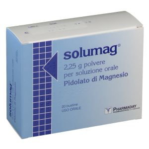 Solumag 2,25g Magnesio Pidolato Polvere Per Soluzione Orale 20 Bustine | Xfarma